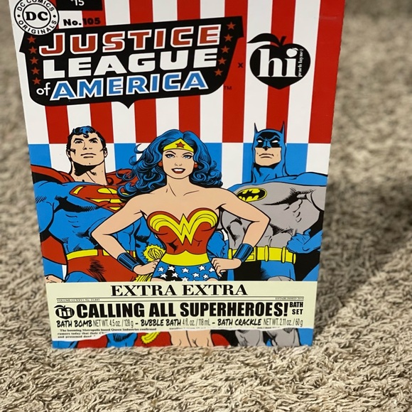 Justice League | Bath | Adidas Justice League Bath Set Red Blue Yellow ...